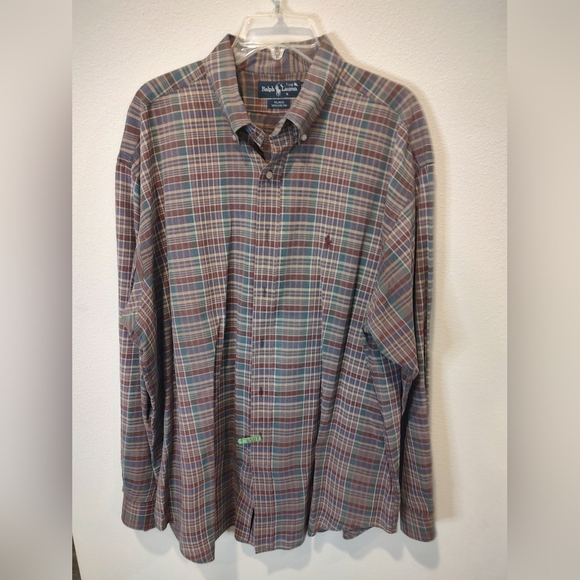 Ralph Lauren | Shirts | Ralph Lauren Xl Mens Multicolor Plaid Shirt ...